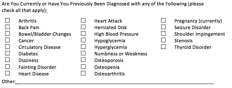 The Importance of Intake Forms - Polestar Pilates